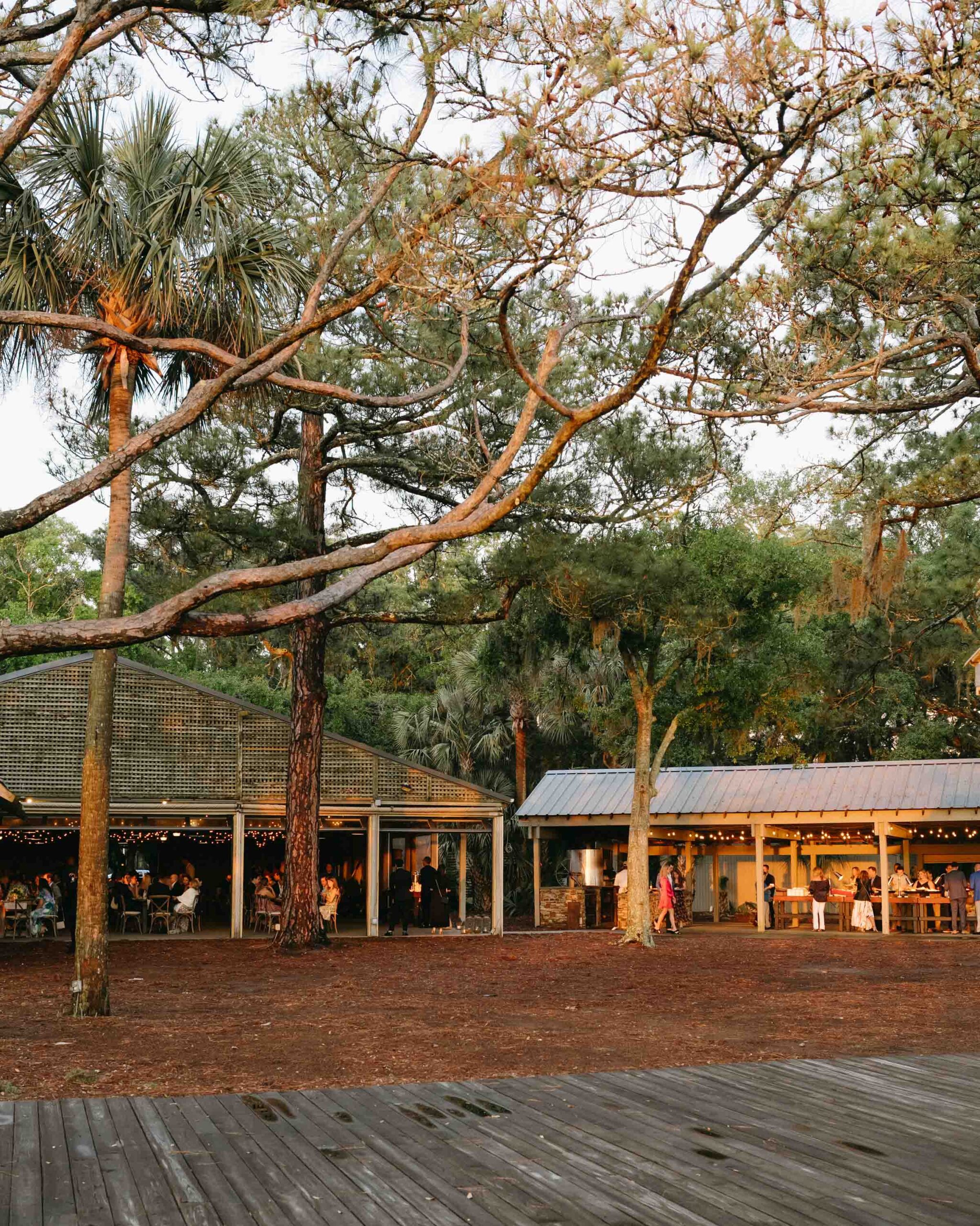 Rehearsal Dinner at Mingo Point designed by Matthew Robbins